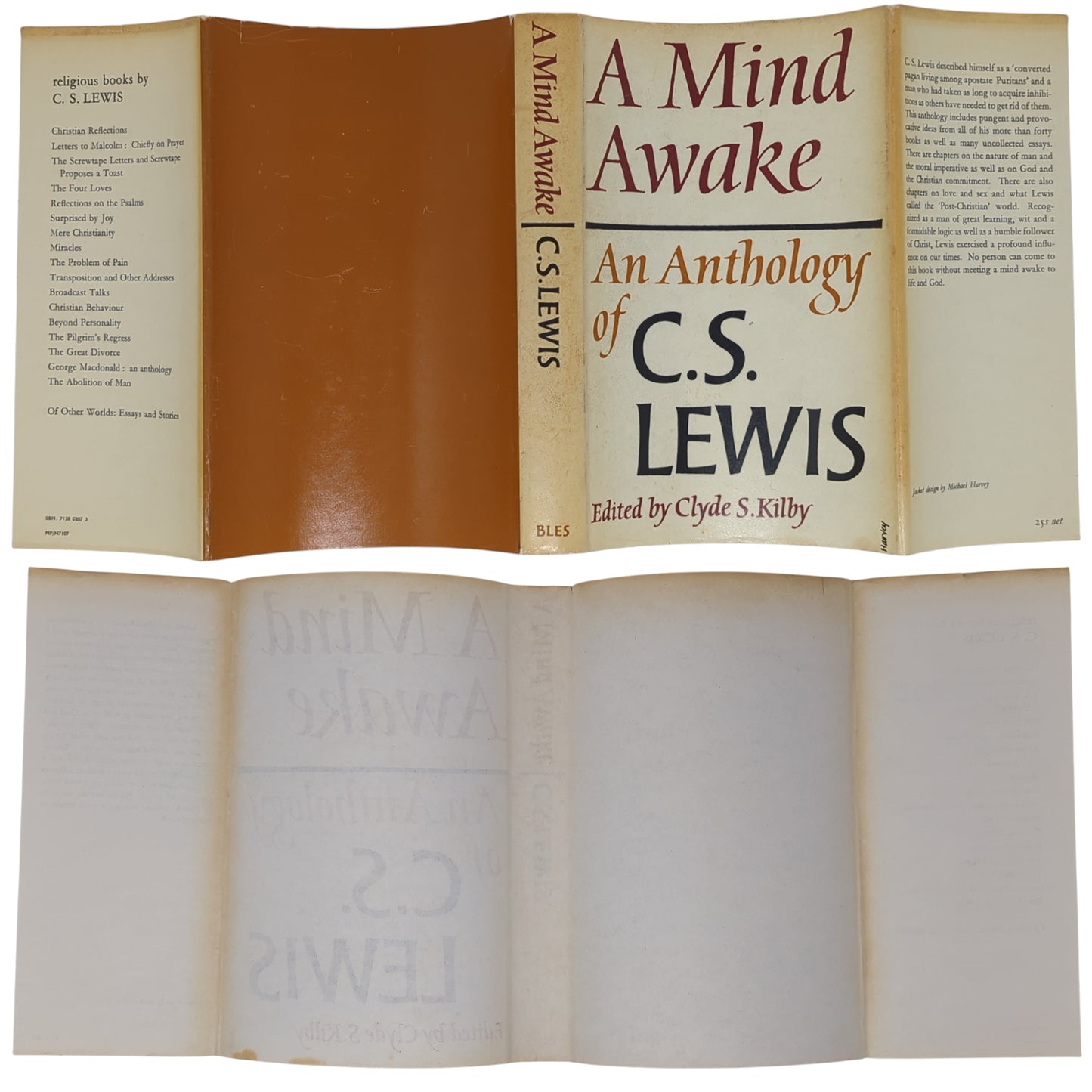 A Mind Awake: An Anthology of C. S. Lewis, Clyde Kilby, First Edition ...