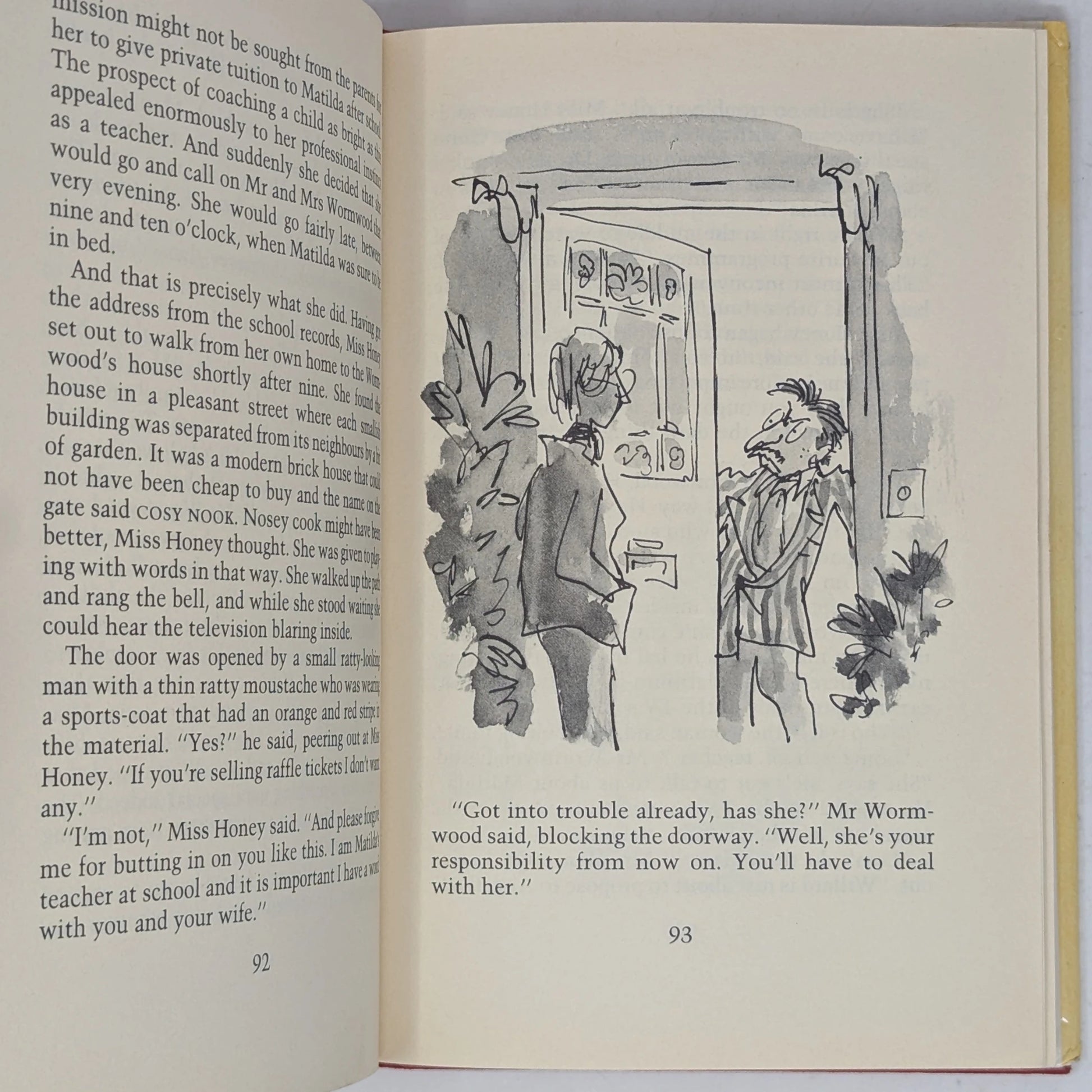 Matilda, Roald Dahl, First Edition 1988, Illustrated by Quentin Blake ...