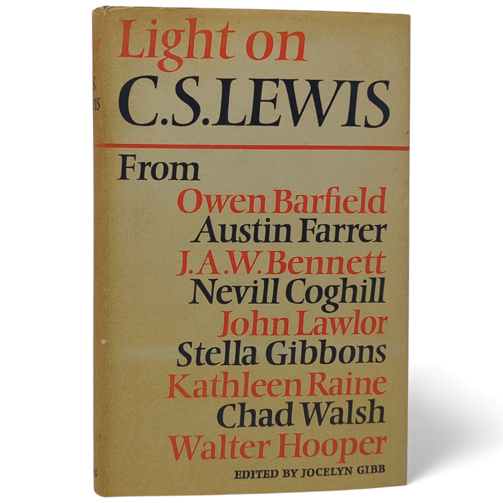 Light on C S Lewis, First Edition 1965, Owen Barfield Nevill Coghill ...