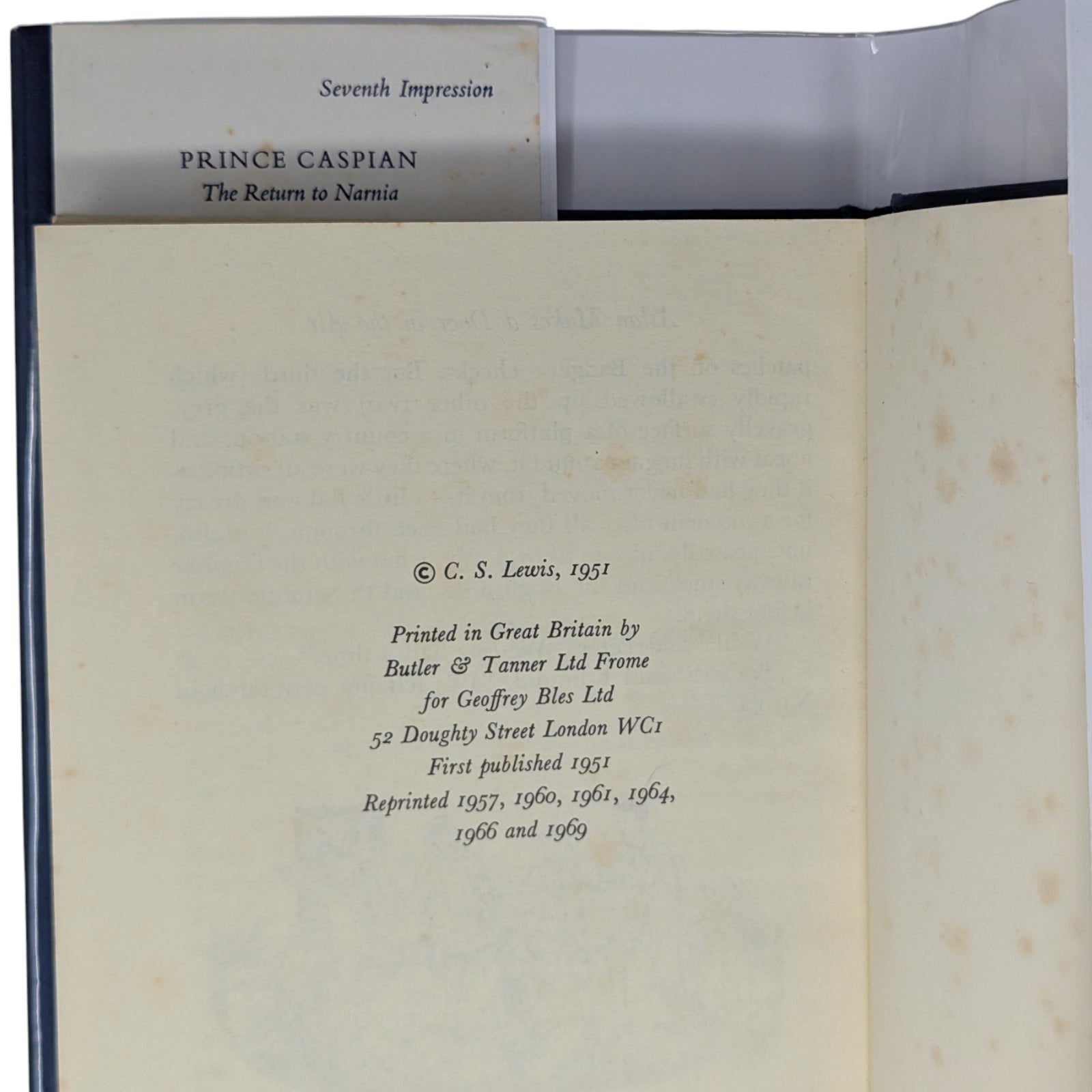 The Chronicles of Narnia Series, C. S. Lewis, First Edition Set ...